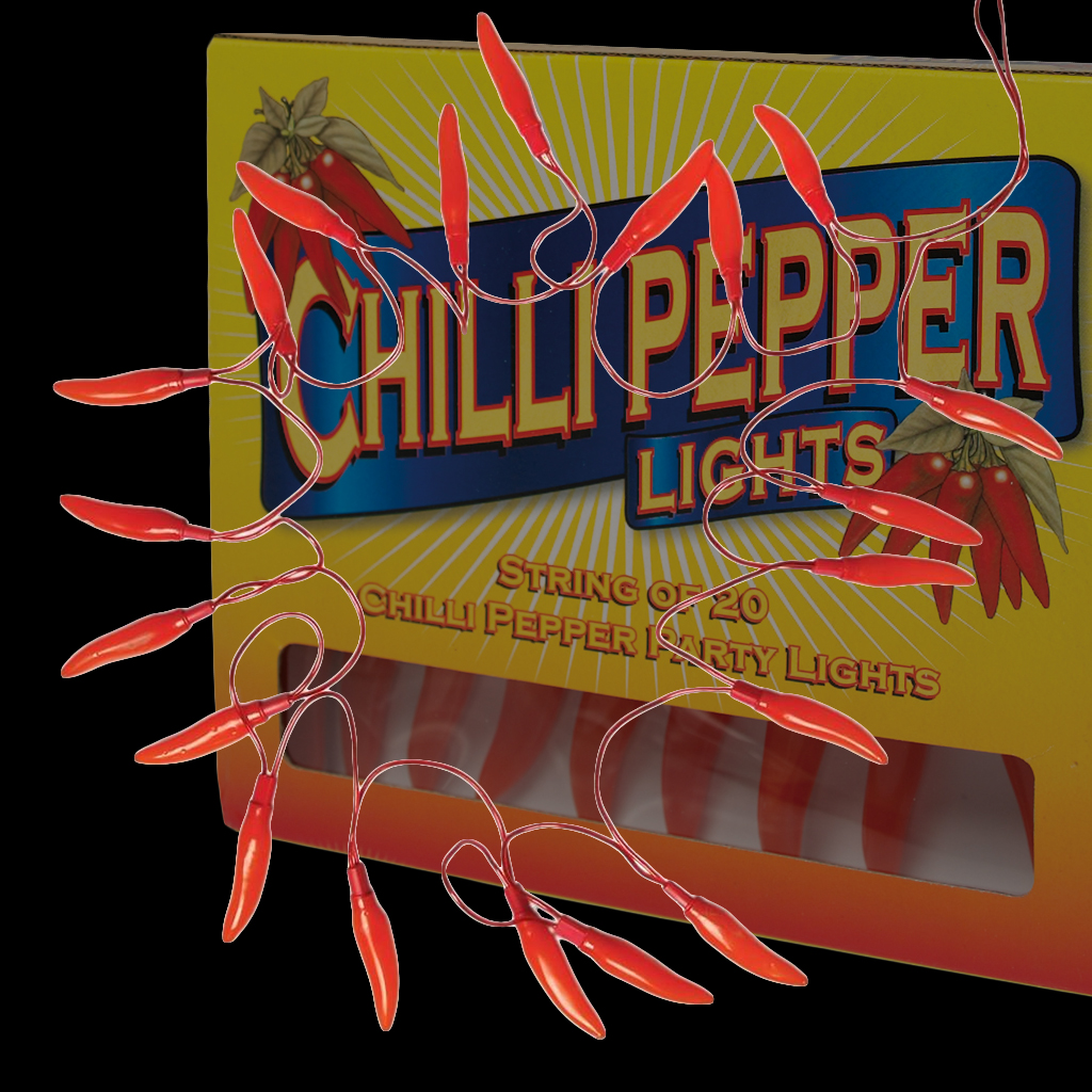 Chilli String Lights Chilli Pepper Red Indoor Fairy Lights | eBay