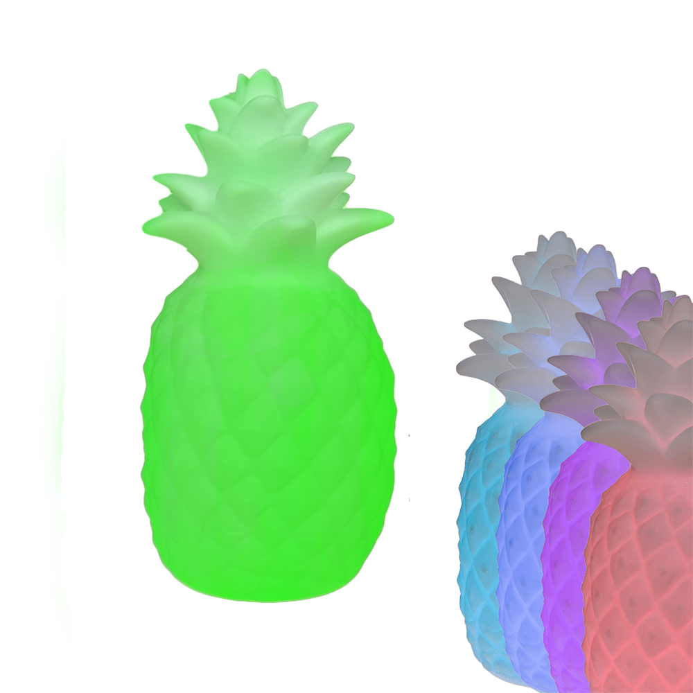 Light Up Pineapple Mood Light LED Colour Changing Night Light Table ...